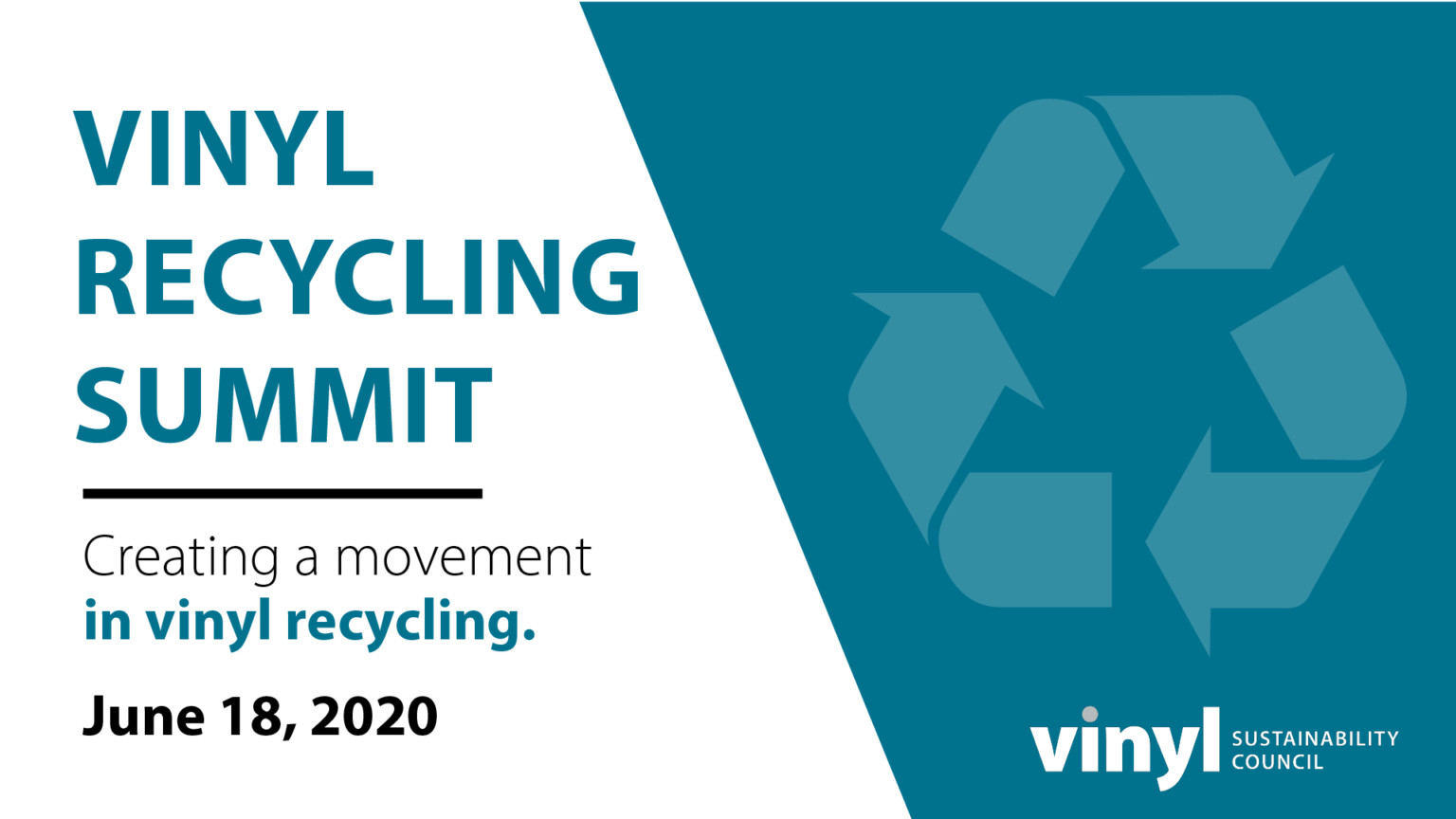 2020 Vinyl Recycling Summit: Creating a Movement in Vinyl Recycling ...